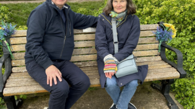 Visit to past President EB - Barry Hancocks memorial bench ...